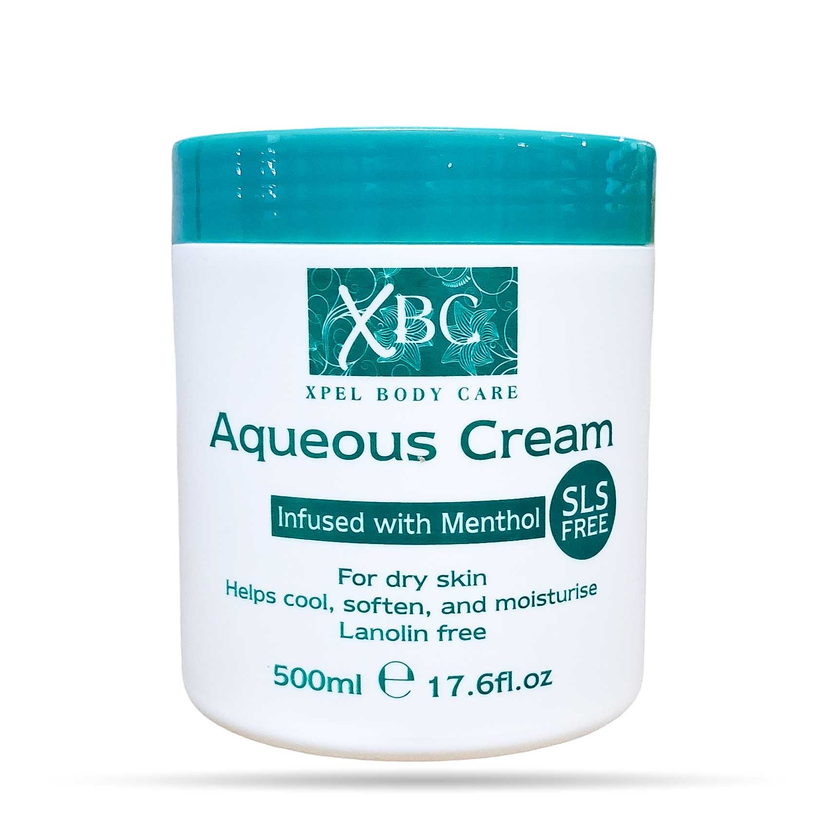 XBC Aqueous Cream Menthol SLS Free Jar 500Ml – KIKAPU CHETU